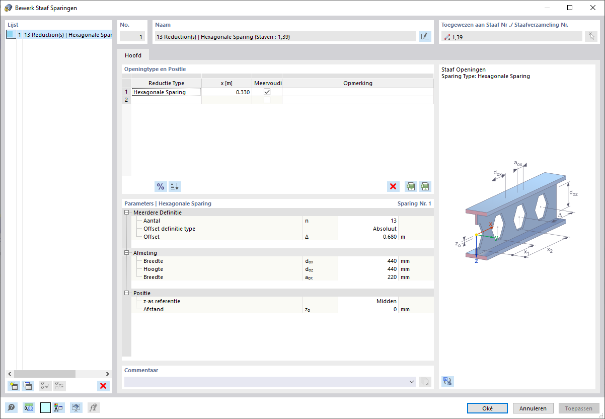 Raatliggers of Stalen Liggers met Sparingen controleren - Rekensoftware ...