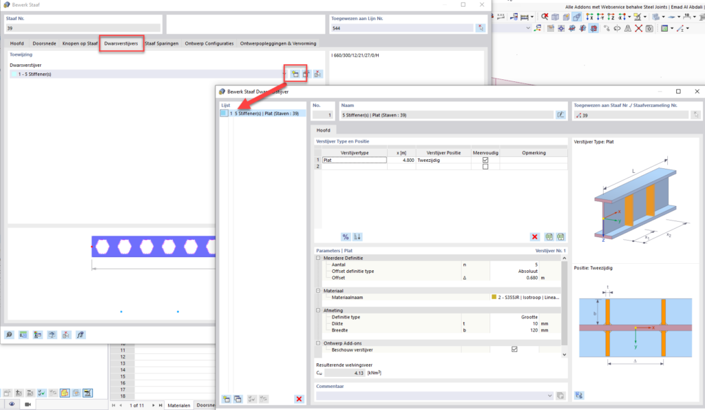 Raatliggers of Stalen Liggers met Sparingen controleren - Rekensoftware ...