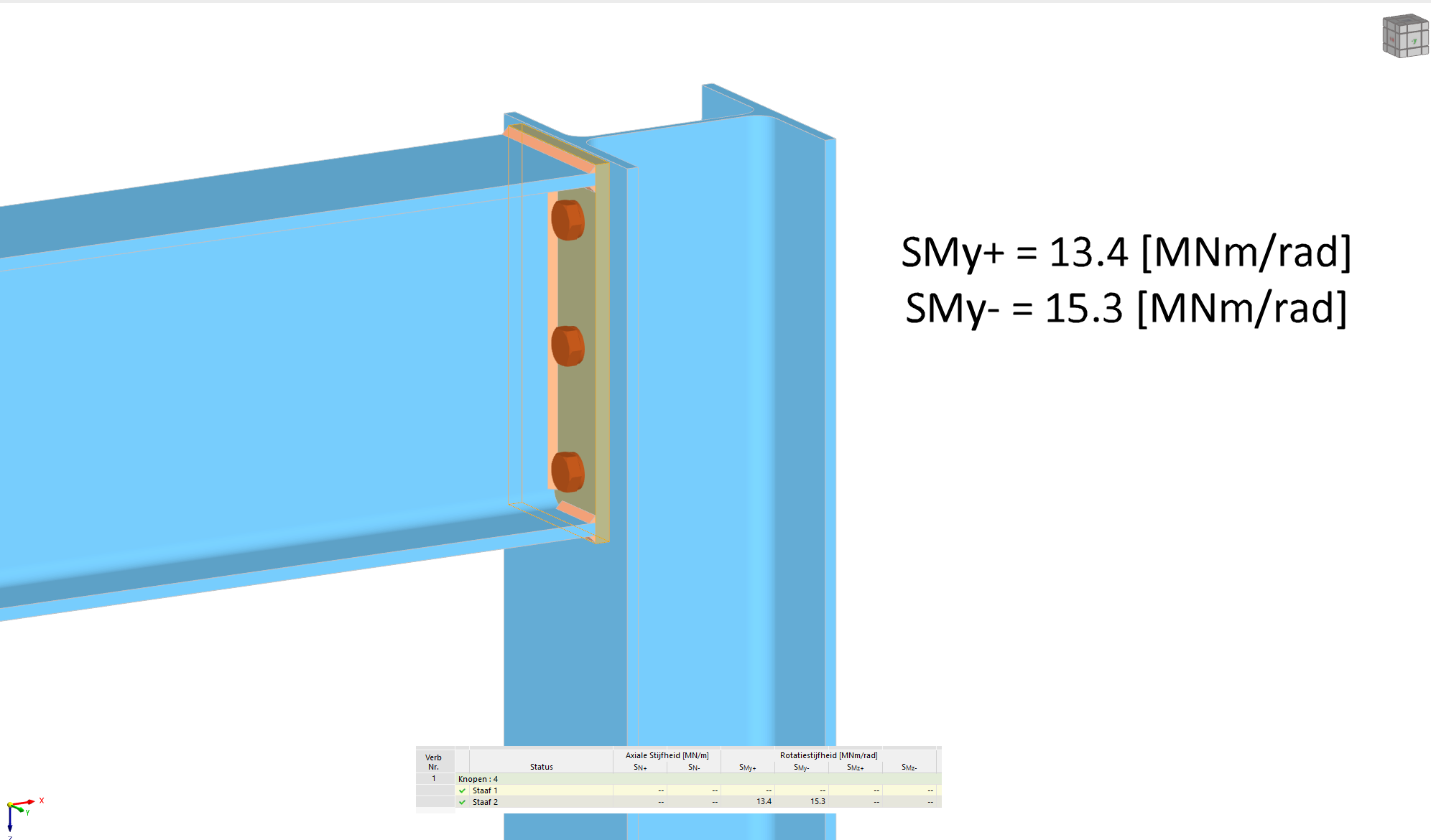 Stijfheidsberekening in Steel Joints - Rekensoftware voor constructeurs en ingenieurs