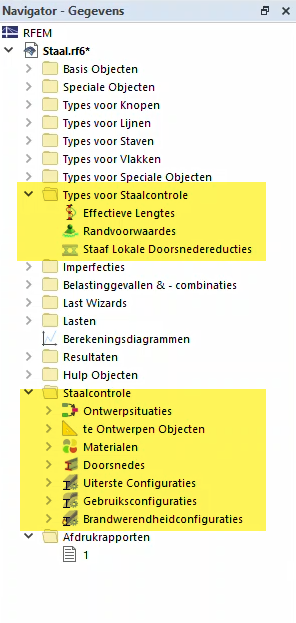 Staalcontrole activeren - Rekensoftware voor constructeurs en ingenieurs