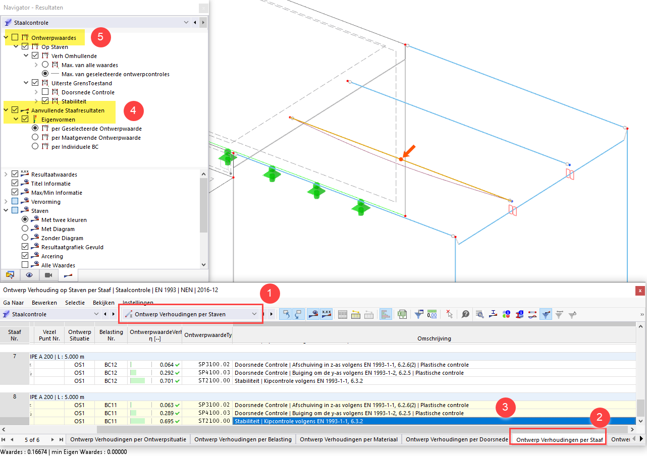 Grafische Resultaten - Rekensoftware voor constructeurs en ingenieurs
